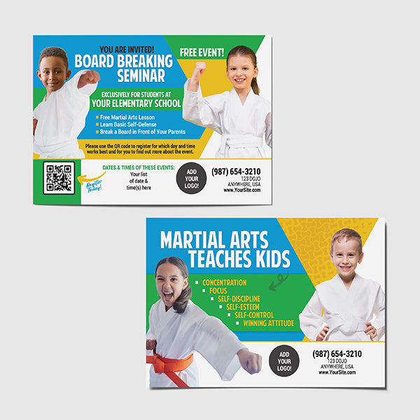 Board Breaking Seminar Postcards – Buzz-Makers