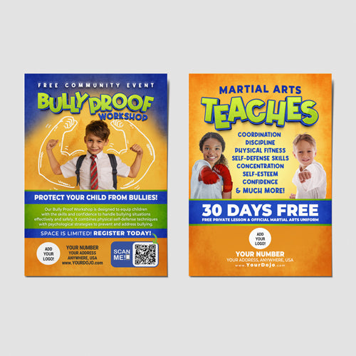 Bully Proof | Karate Teaches V2 Postcards – Buzz-Makers