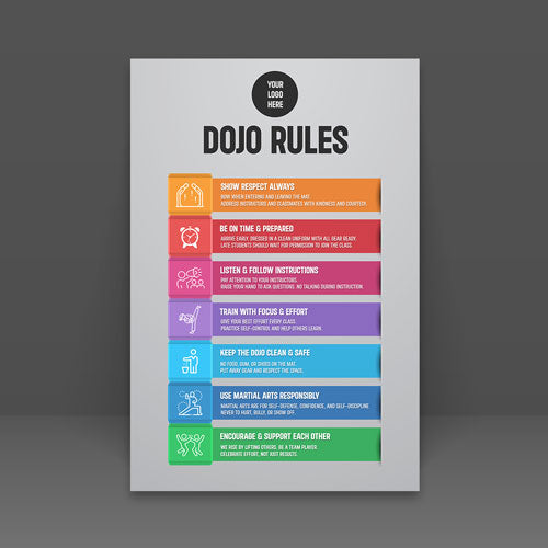 Dojo Rules Poster – Buzz-Makers