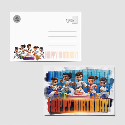 Martial Arts Happy Birthday Retention Card – Buzz-Makers