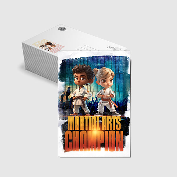 Martial Arts Champion Retention Card – Buzz-Makers