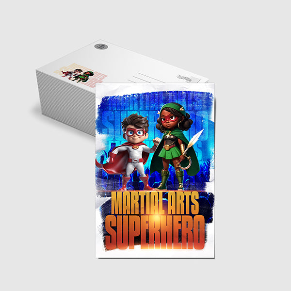 Martial Arts Superhero Retention Card – Buzz-Makers