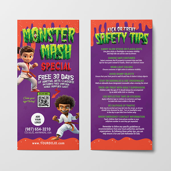 Monster Mash Halloween Rack Card – Buzz-Makers